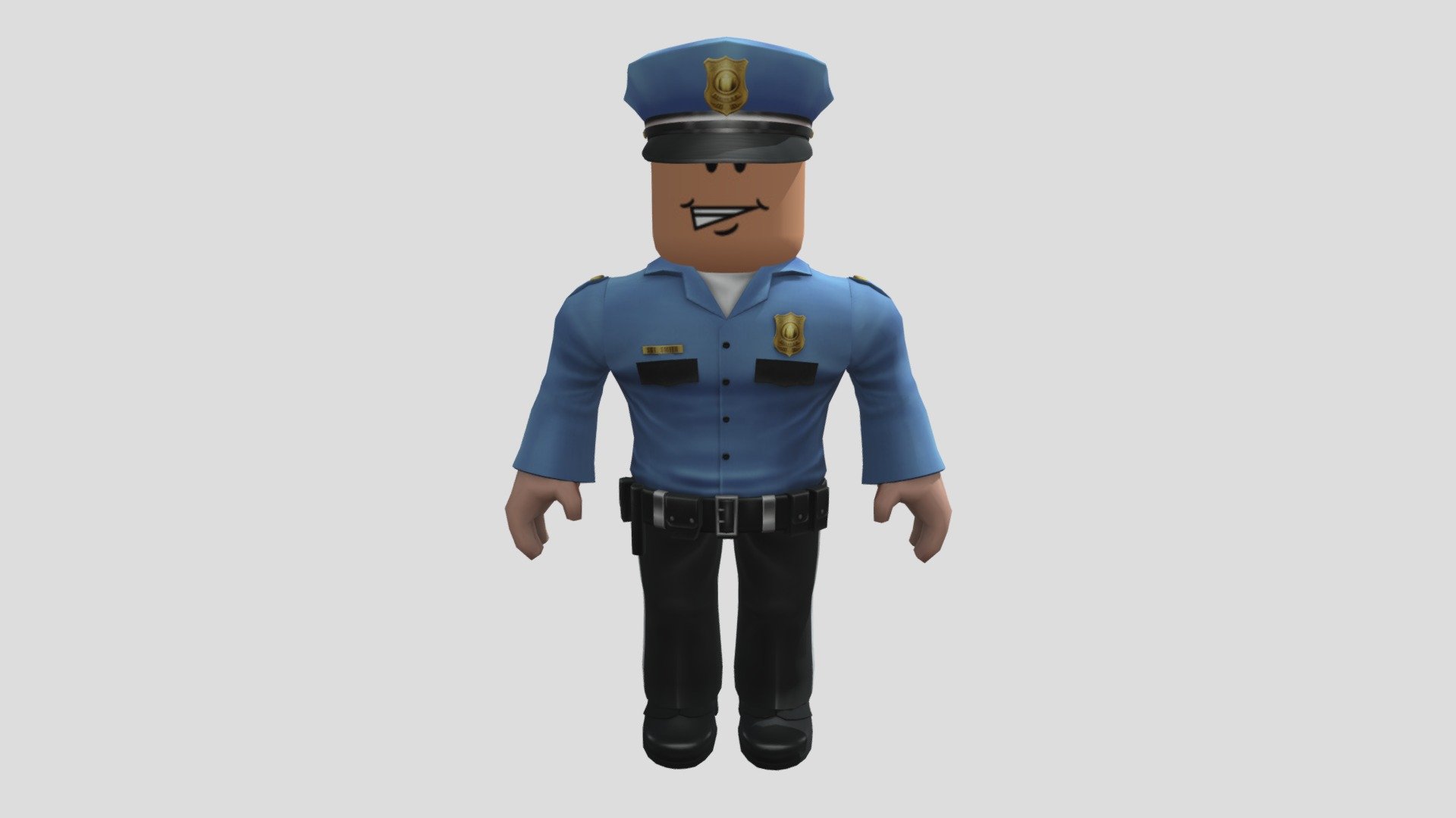 Officer Blox - Download Free 3D model by Sxi.Sai [121f6ec] - Sketchfab