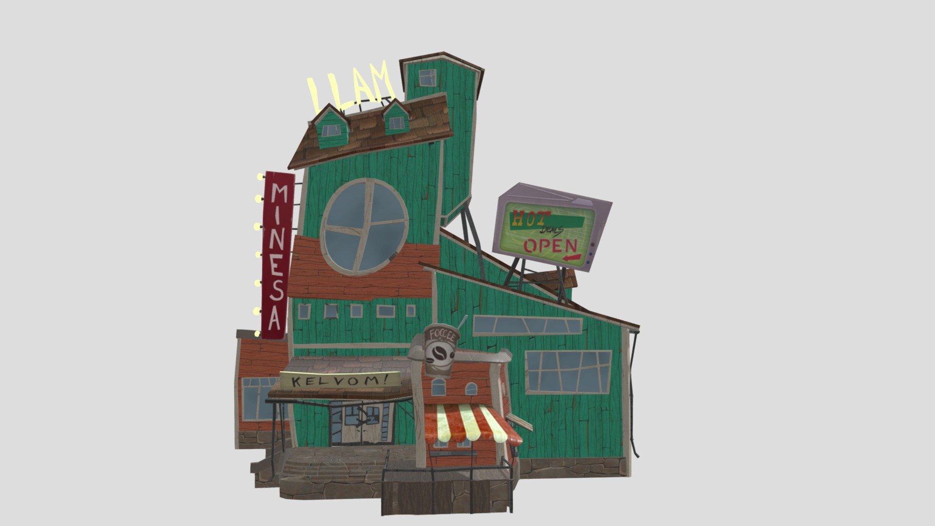 Hello Neighbor 2 Mall - Download Free 3D model by irons3th [121fbef ...
