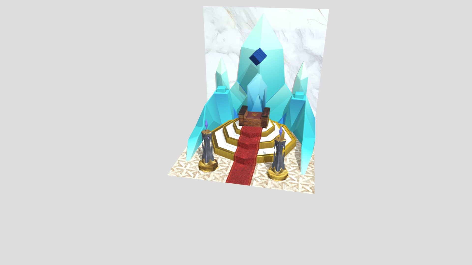 Qu_Throne - 3D model by vickyqu [1222974] - Sketchfab