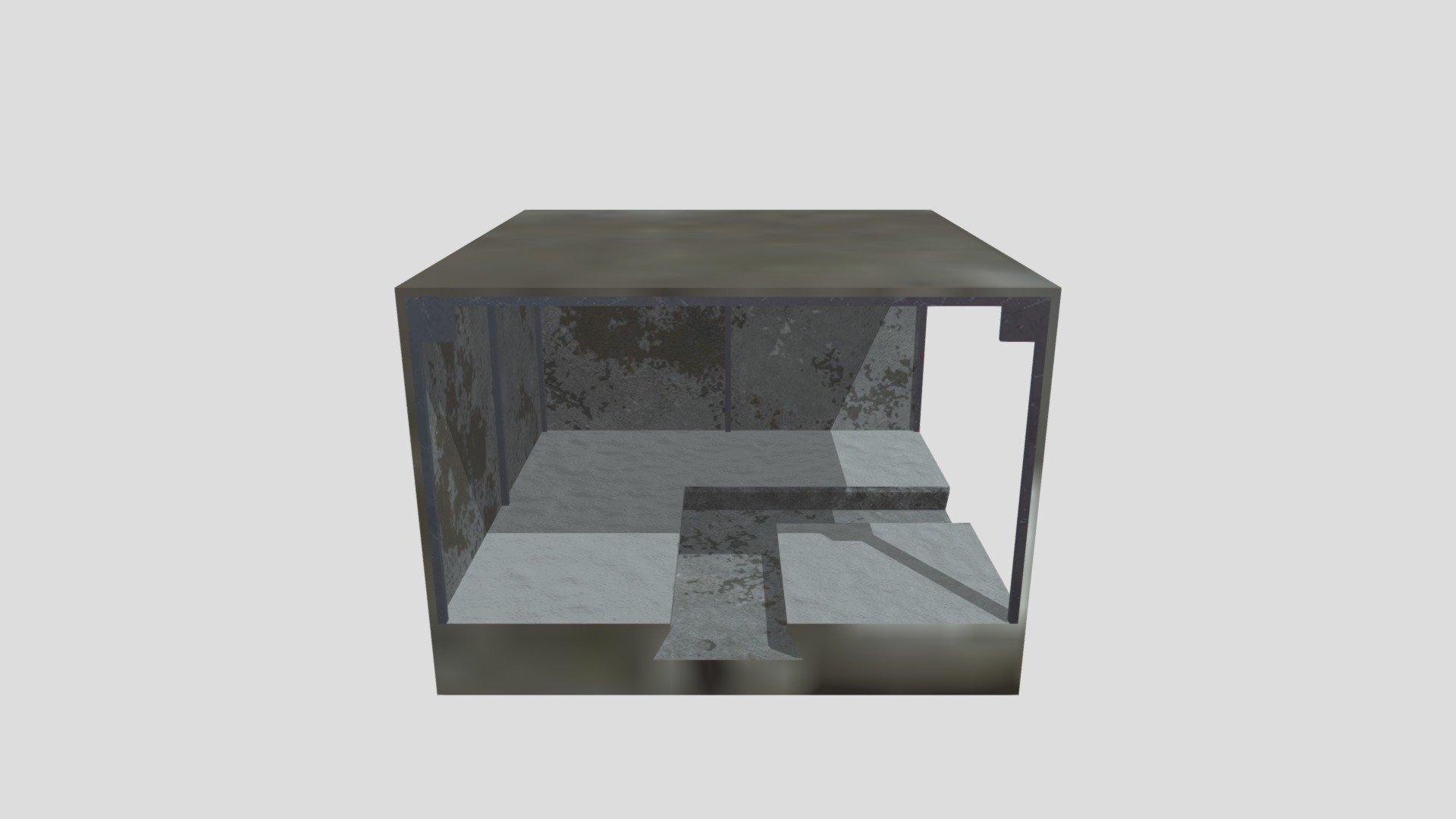 Tunnel - Corner - 3D model by 1442077 [1222ad4] - Sketchfab
