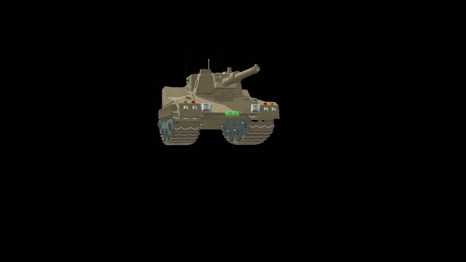 Animasi Tank Tempur (Battle Tank Animated) - 3D model by Cubic Studio ...
