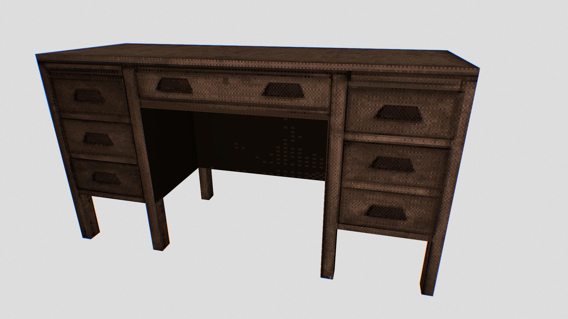PS1 Style Asset - Teachers Desk - Buy Royalty Free 3D model by ...