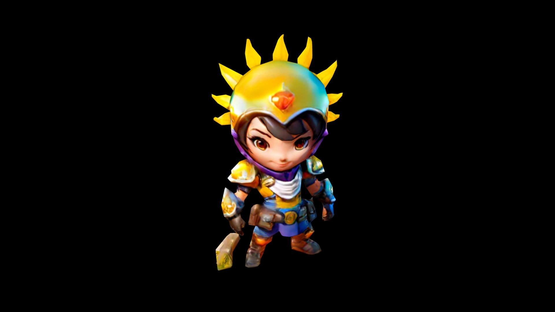 Soleil, the warrior - Download Free 3D model by klrxyz [1227355 ...