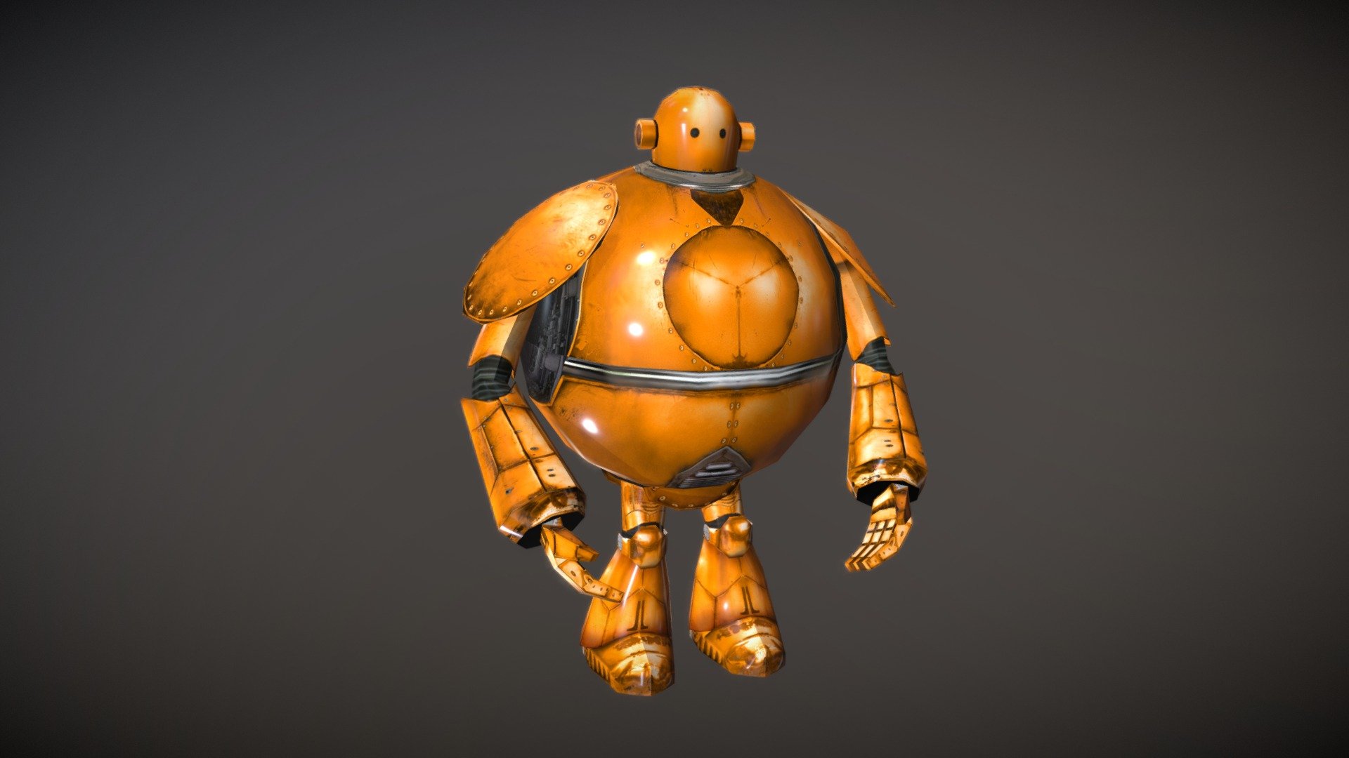 Egg Robot - 3D model by SeanKimWorks.com (@nabithecat) [1227a69 ...