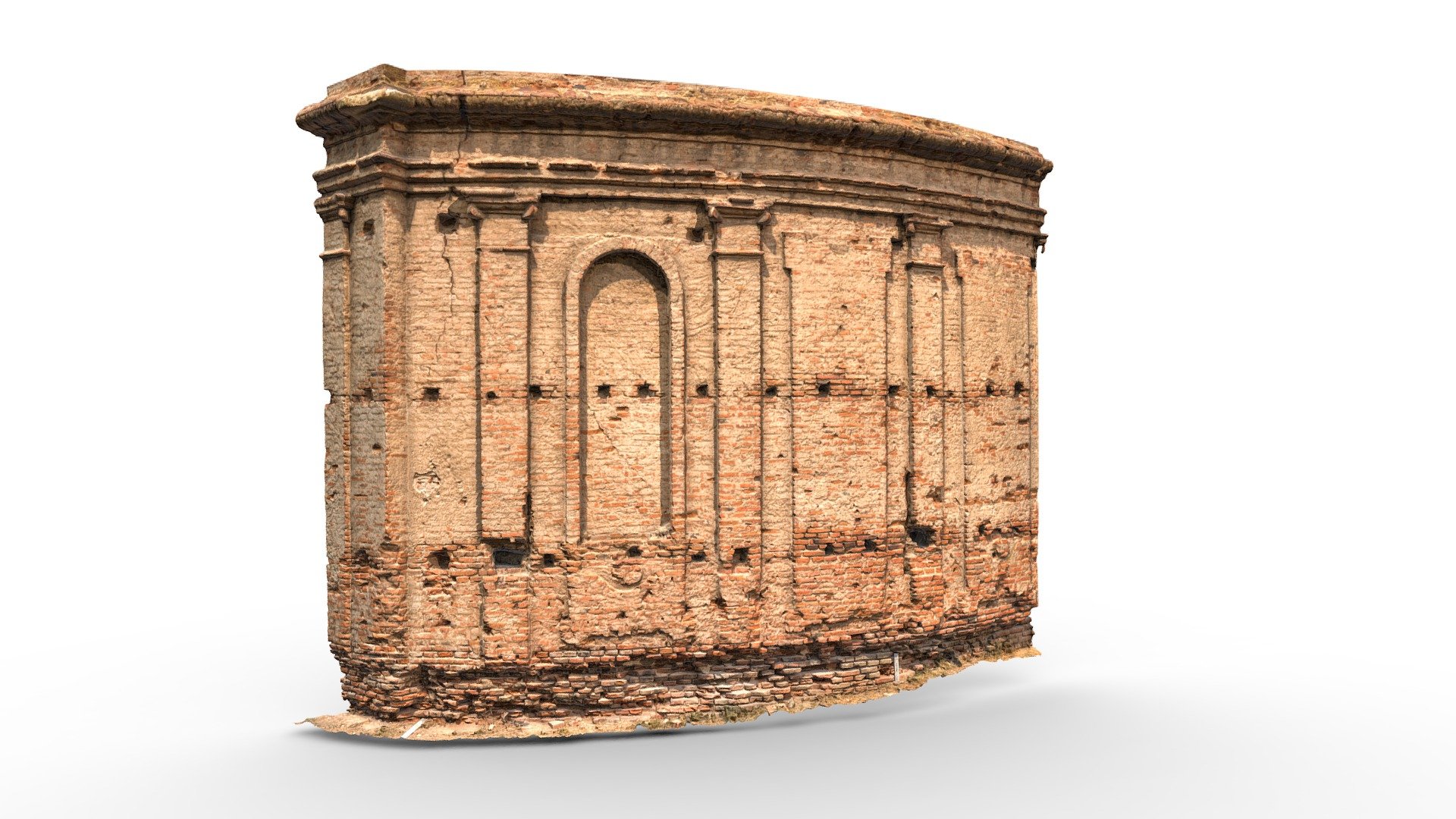 Mănăstirea Chiajna - Detalii Fațadă - Download Free 3D model by ...