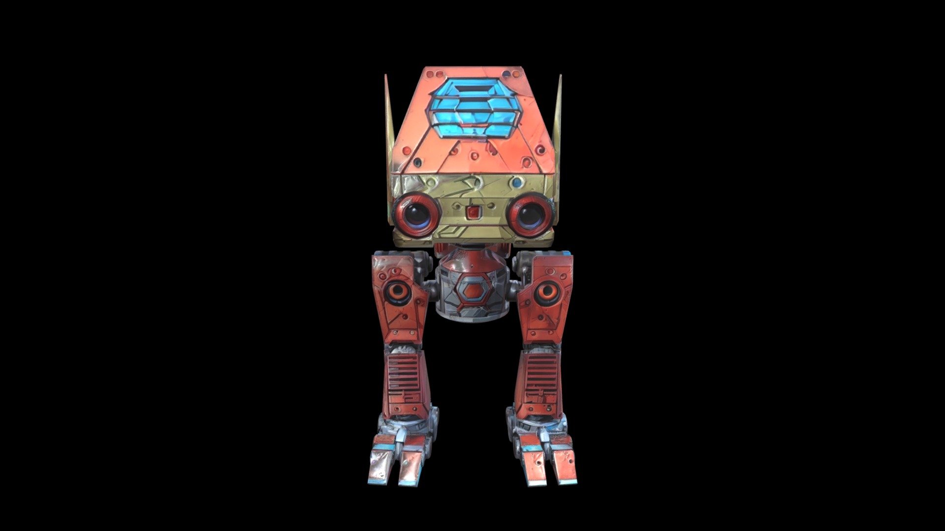 Meshy robot_NovaNinja - Download Free 3D model by klrxyz [122a394 ...