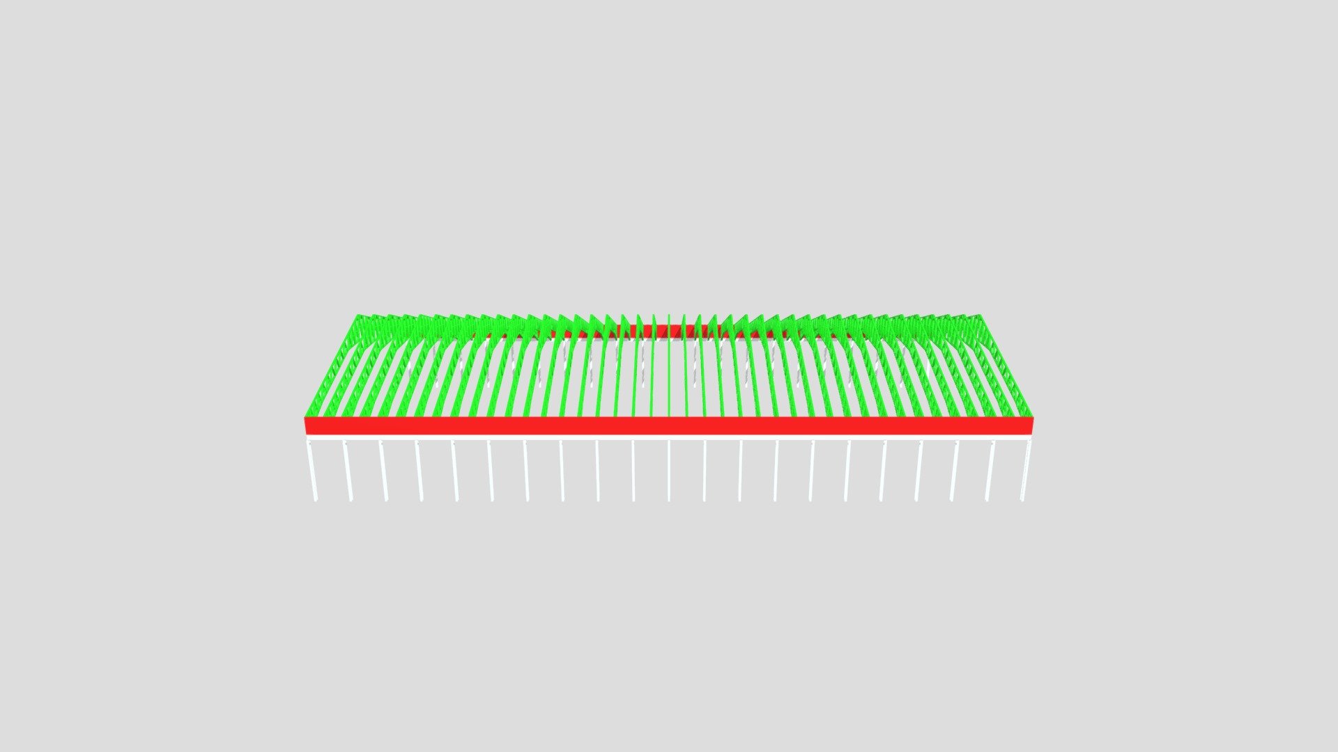 Canada Truss 3 Ply 5 foot centres - 3D model by Scottsdale-Hari ...