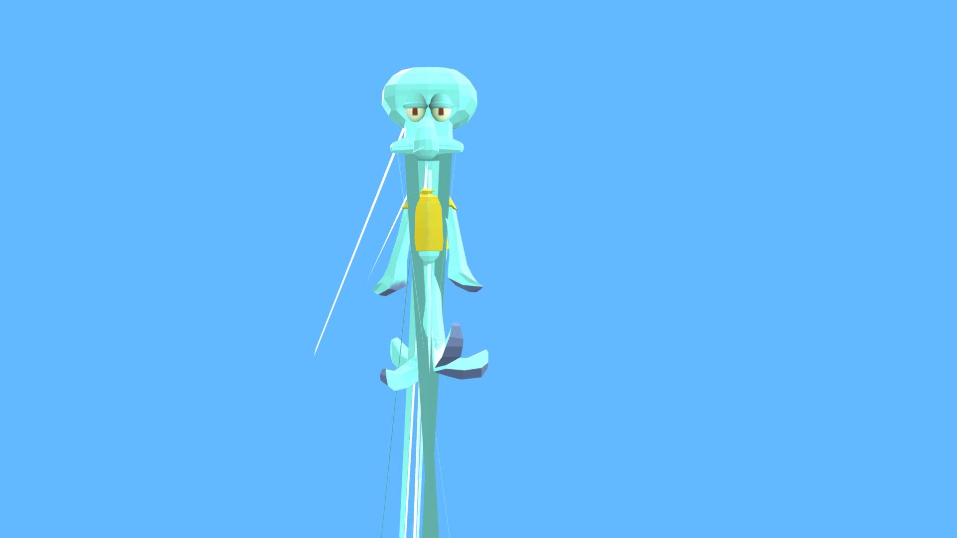 Squidward Walk Cycle - Download Free 3D model by ...