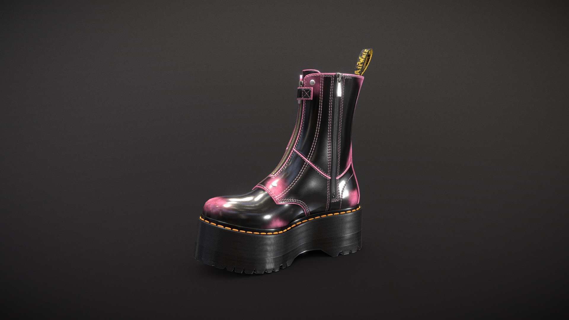 Dr. Martens Jetta Hi Max - Buy Royalty Free 3D model by Feds452 ...