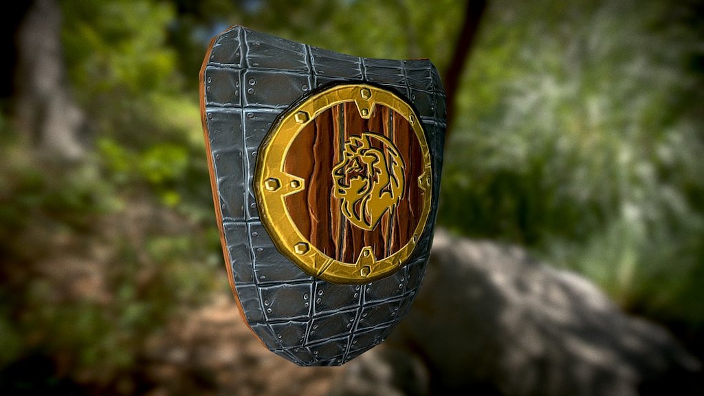 Medieval Shield - 3D model by Matthew Dexter (@matthewdexter) [12324b9 ...