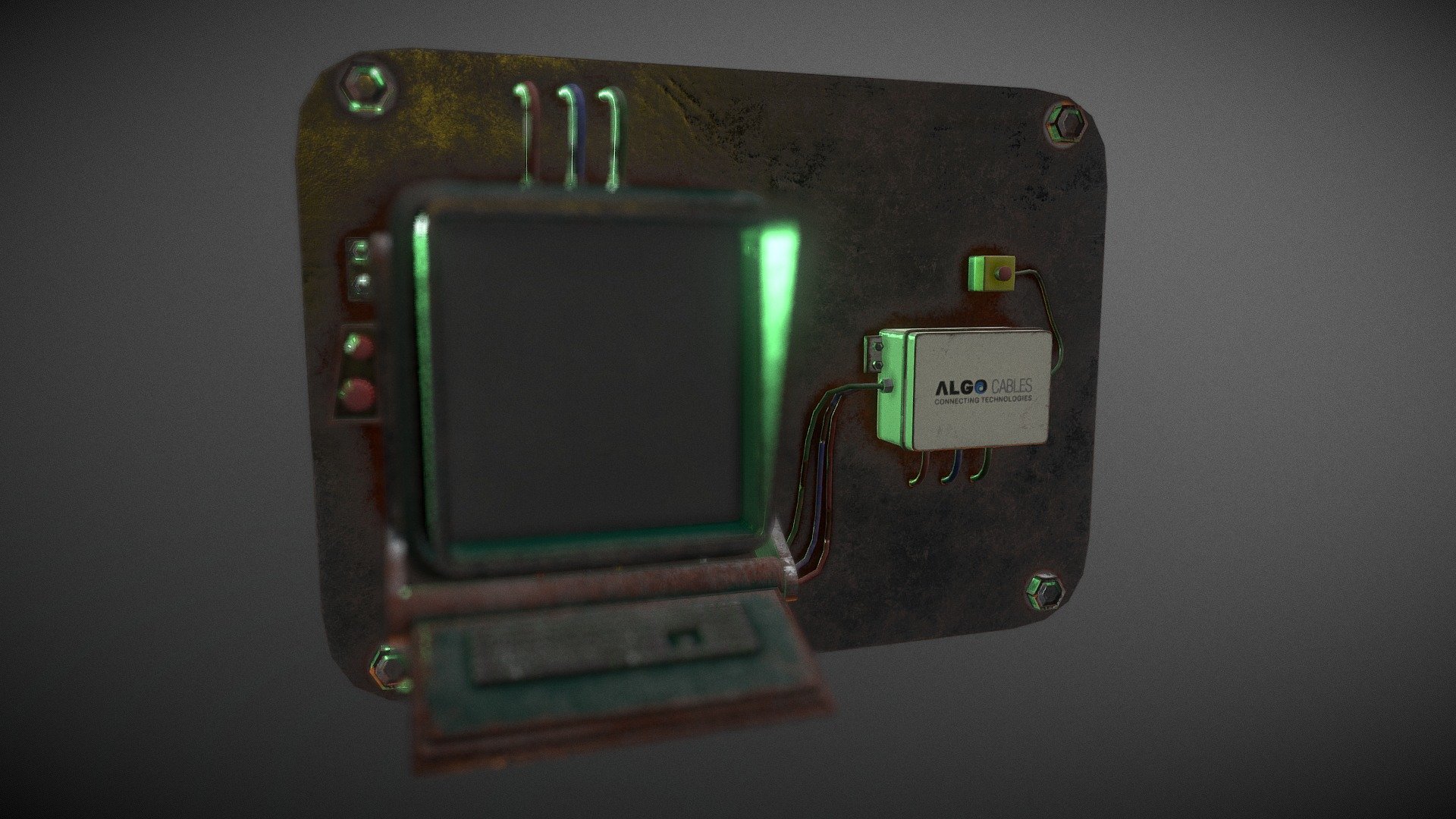 Computer Terminal - 3D model by Philip Osborne (@Daedron) [1232c4a ...