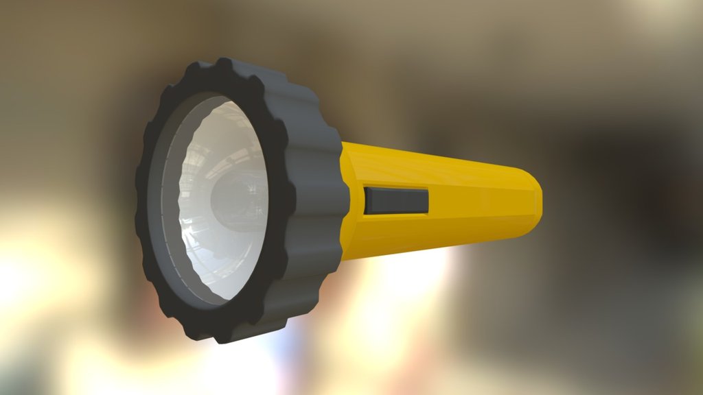 Flashlight - 3D model by Jody_Hong (@jodyhong) [12333b1] - Sketchfab