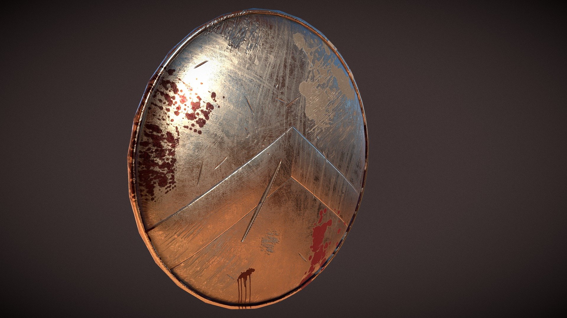 Spartan Shield And Textures - 3D model by RomainBois [1234953] - Sketchfab