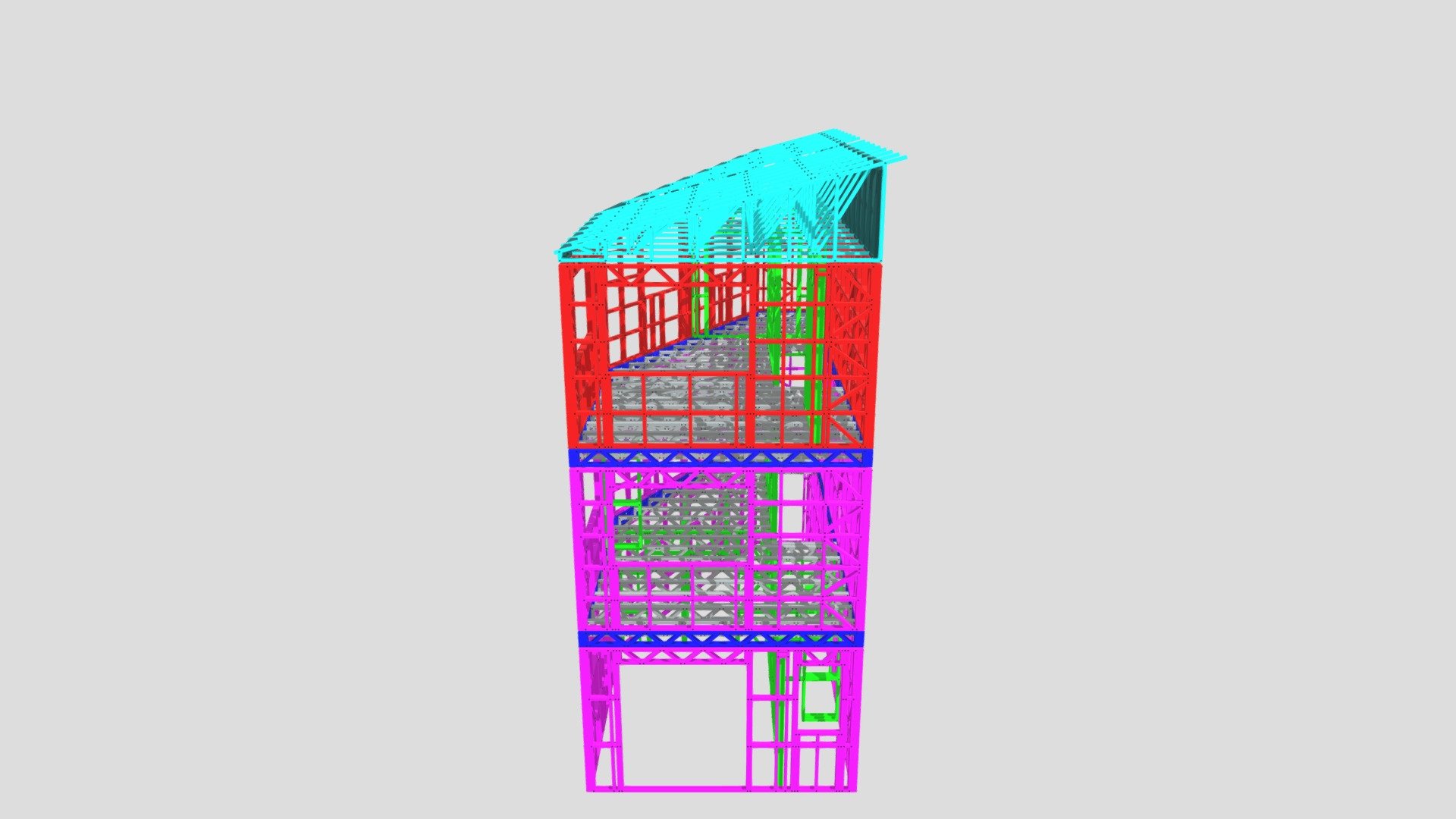 Unit1 Type C - Download Free 3D model by Steel Frame Solutions Limited ...