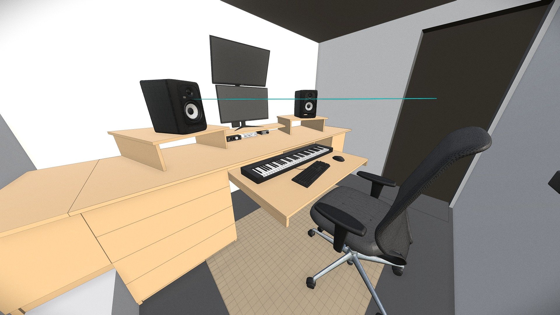 Home Studio - Rafael Angerami - Download Free 3D model by Isaque ...