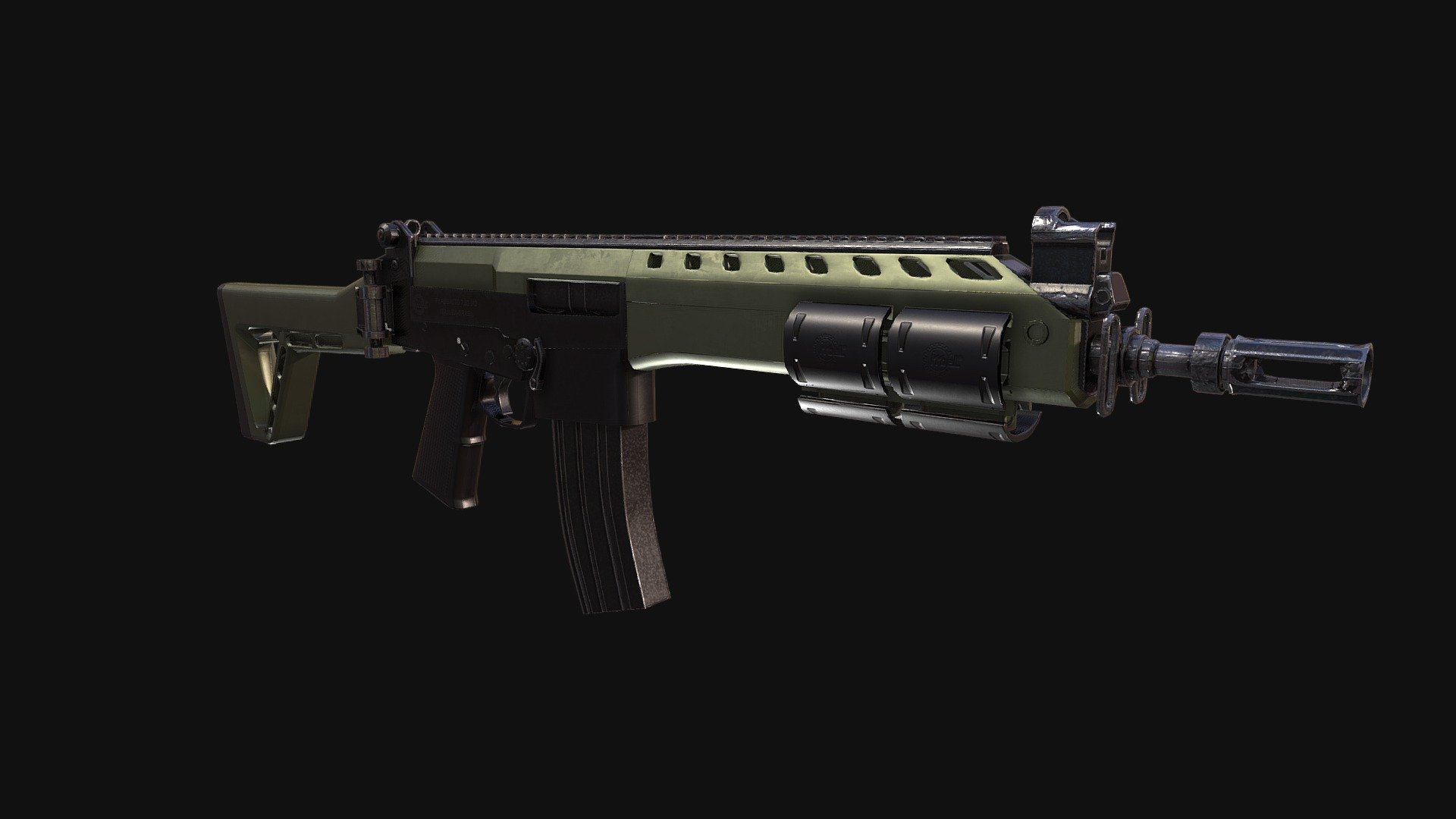 Brazillian - IA2 Rifle - Download Free 3D model by matoteus [123608b ...