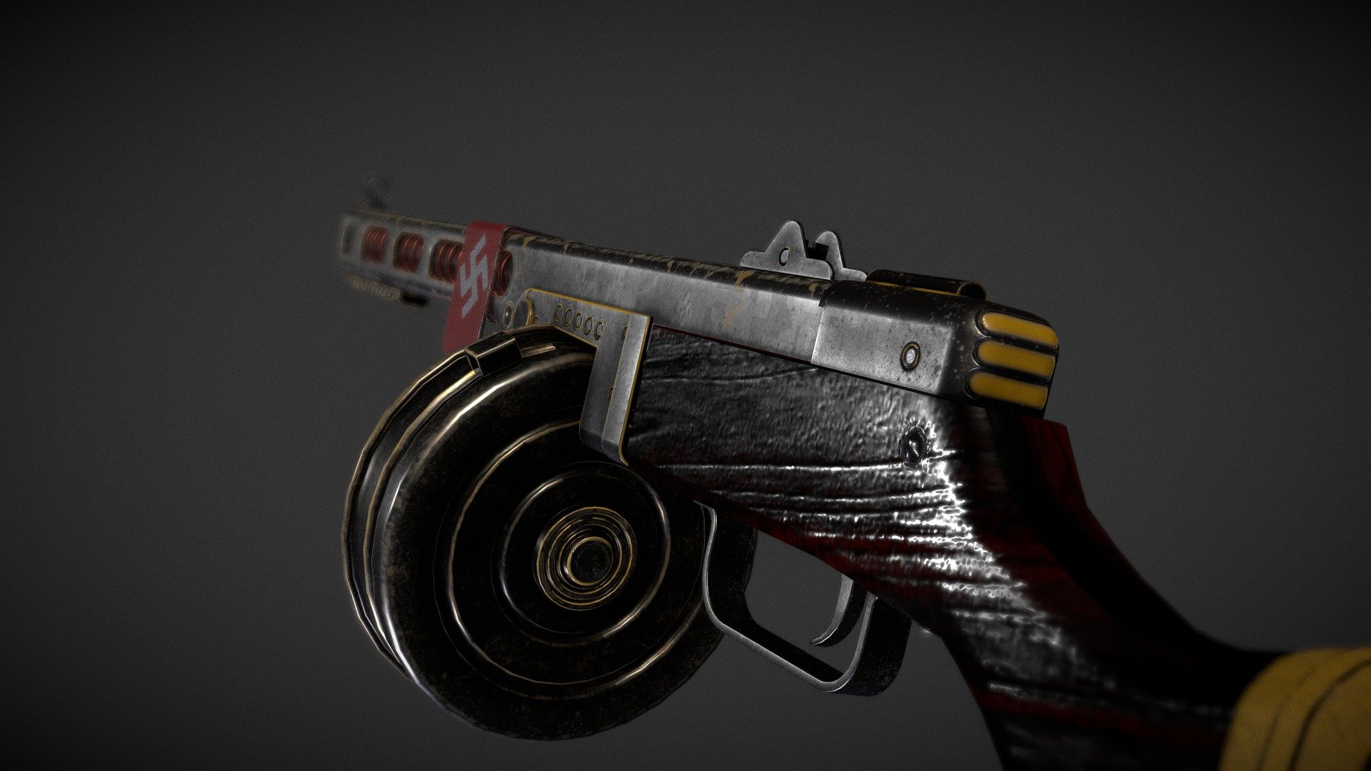 PPSH-2 Modified - 3D model by Omar77 [12364a5] - Sketchfab