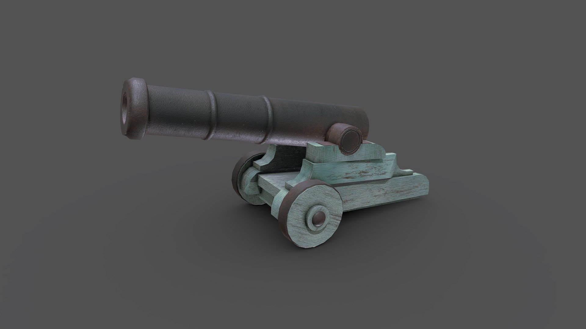 Old Cannon - Download Free 3D model by MaX3Dd [123777f] - Sketchfab