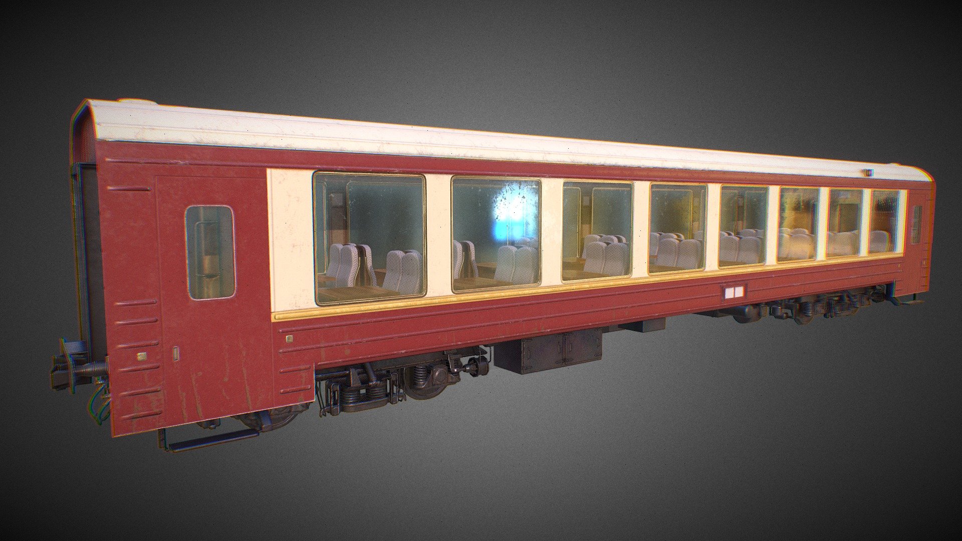 TrainCabin - 3D model by icq1773 [12397d4] - Sketchfab