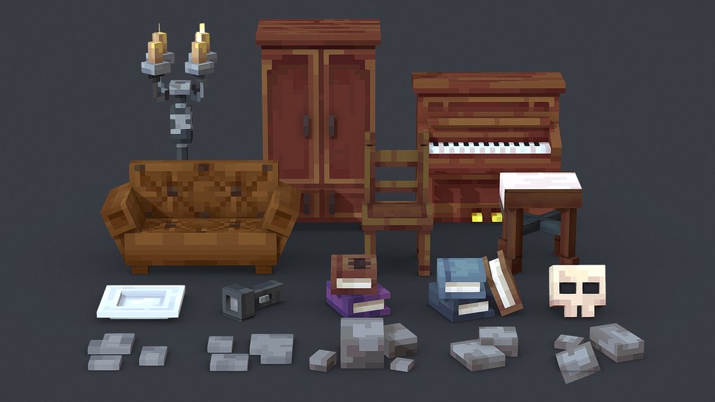 minecraft - A 3D model collection by Reset (@dollysrpt) - Sketchfab