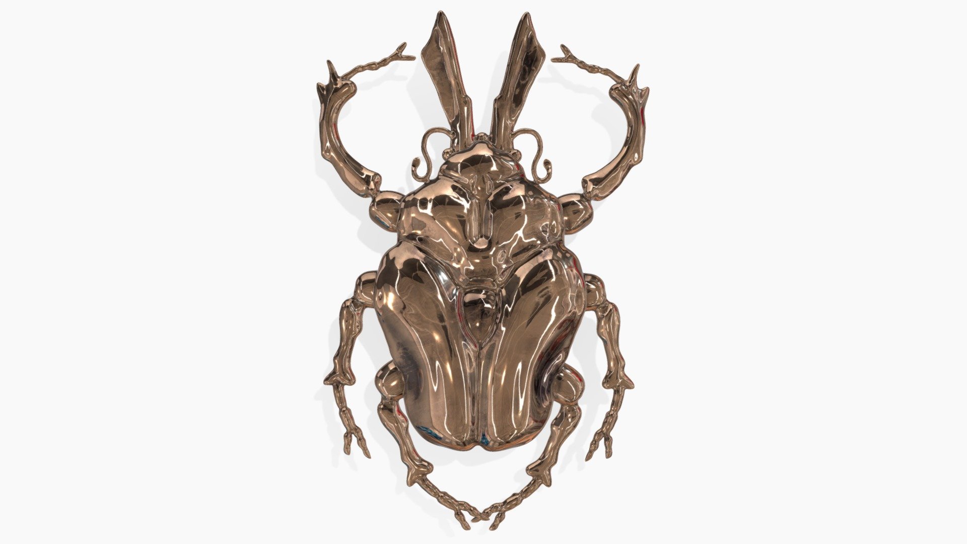 Golden Scarab Beetle - Buy Royalty Free 3D model by ulenspy [1239c41 ...