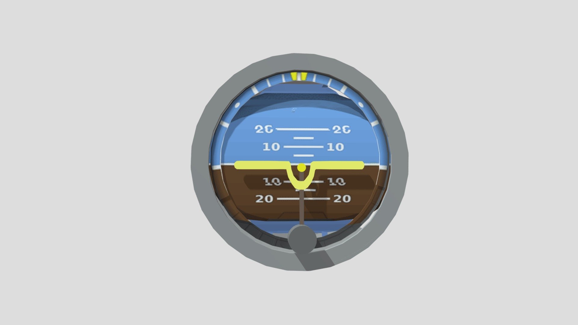 Attitude Indicator - 3D model by STGPILOT [123a4e5] - Sketchfab