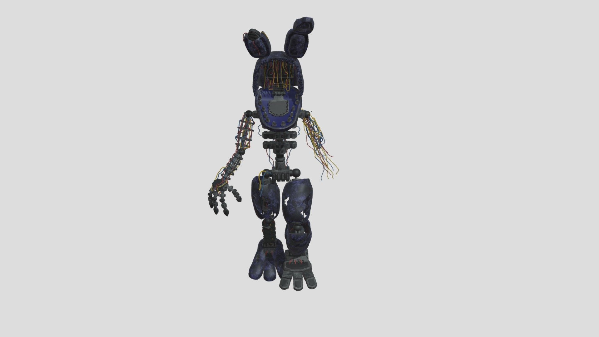 Ignited Bonnie - Download Free 3D model by dwall8611 [123be1e] - Sketchfab