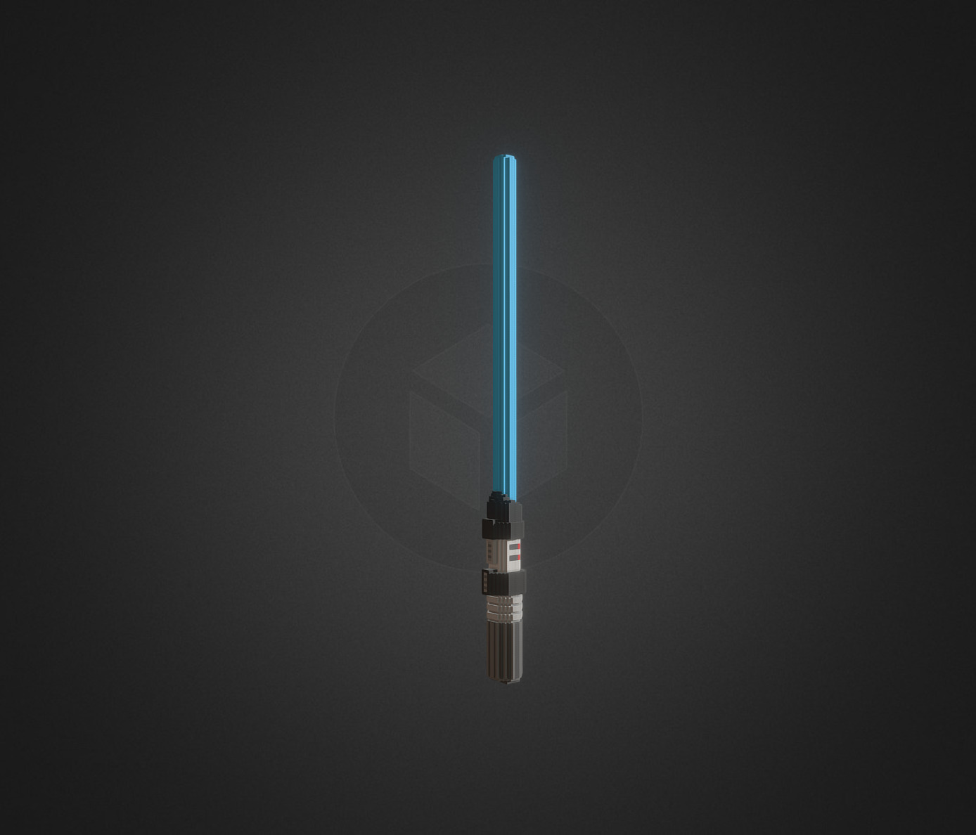 Blue Lightsaber - 3D model by ctrlaltffour [123c4ac] - Sketchfab