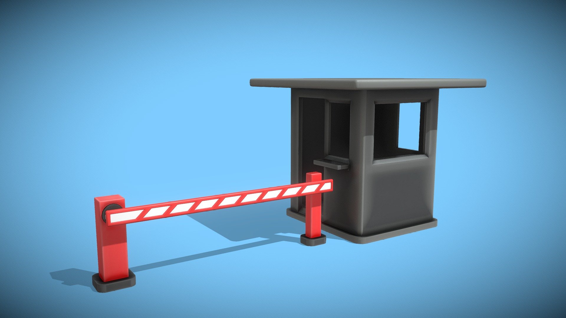 Checkpoint Gate - Download Free 3D model by AnshiNoWara NG+ ...