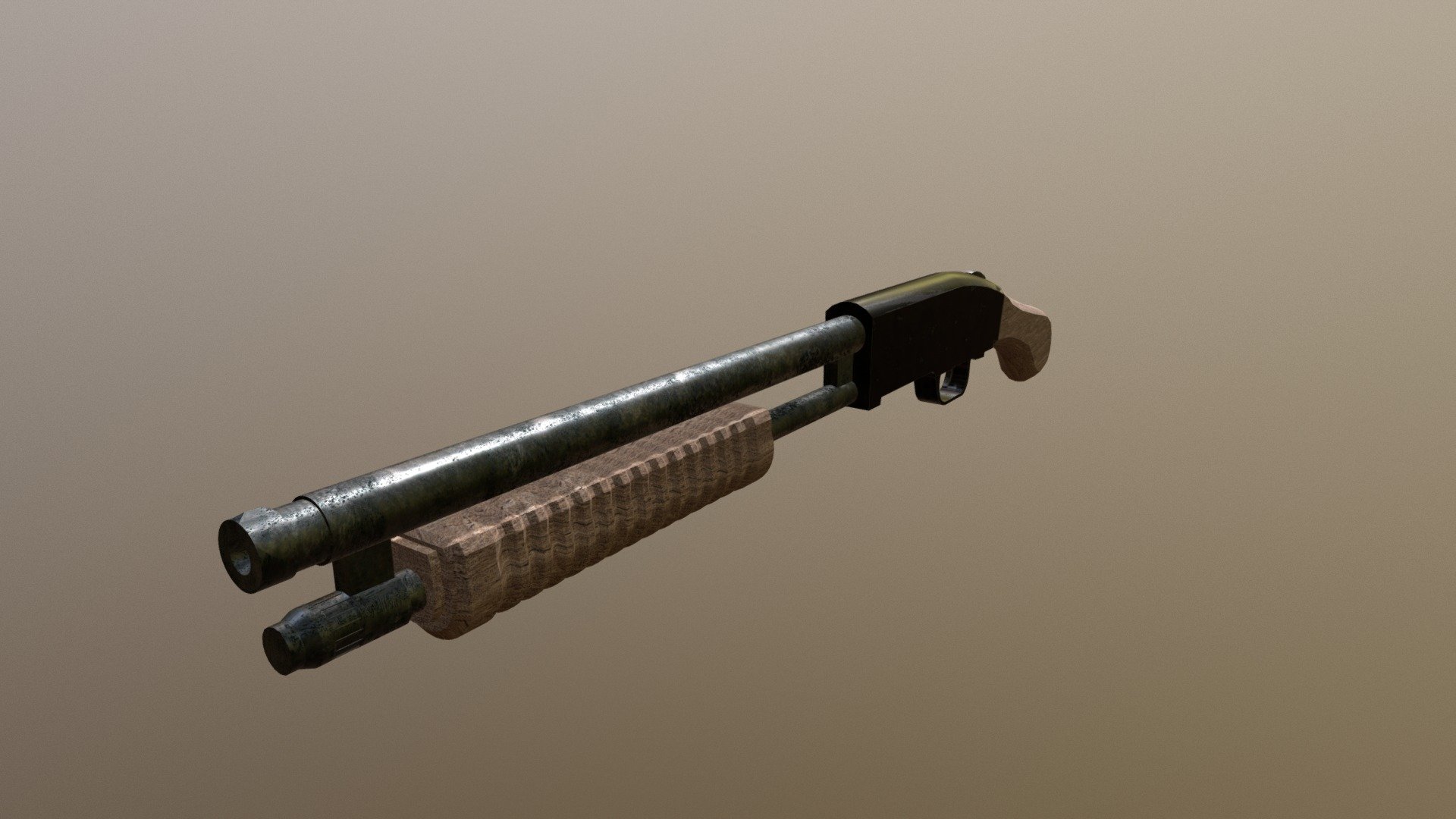 Shotgun - 3D model by GoldenThumbs [123eb49] - Sketchfab