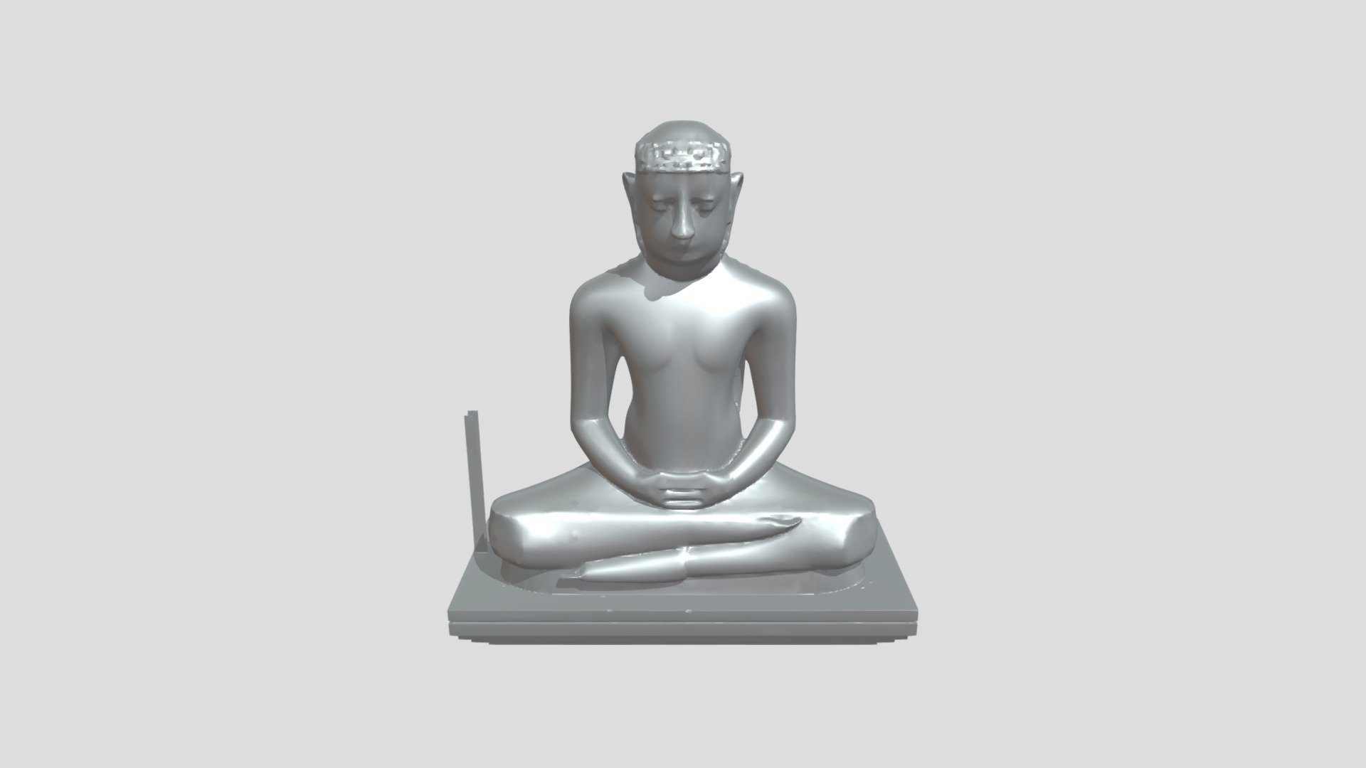 ancient Buddha statue - 3D model by kendrayaarchitec [123fa15] - Sketchfab