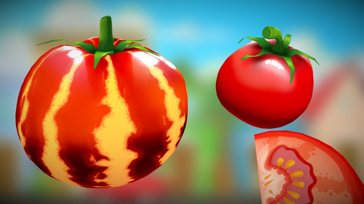 Tomatoes - 3D model by Neberkenezer [1240072] - Sketchfab