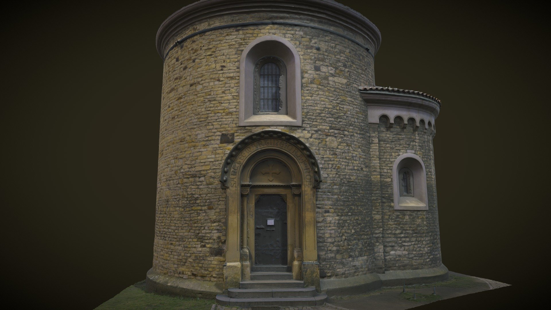 Rotunda Sv. Martina (Obvodové Zdivo) - 3D model by Tomáš Musílek ...