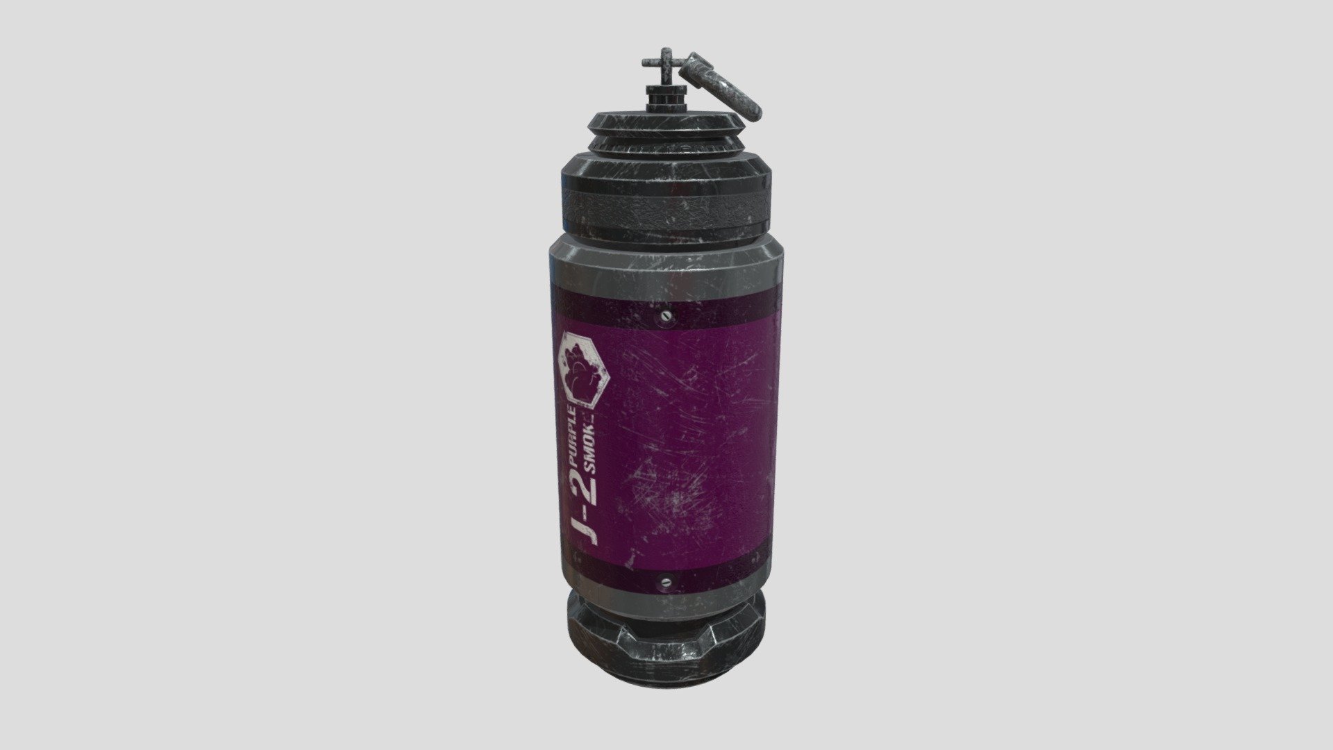 Purple Smoke Grenade - 3D model by TJMmason [12410a3] - Sketchfab