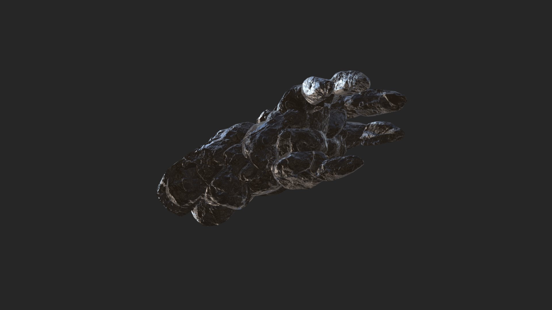 BAGA301 - Hand // Mud - 3D model by jackdowsonuk [1243207] - Sketchfab