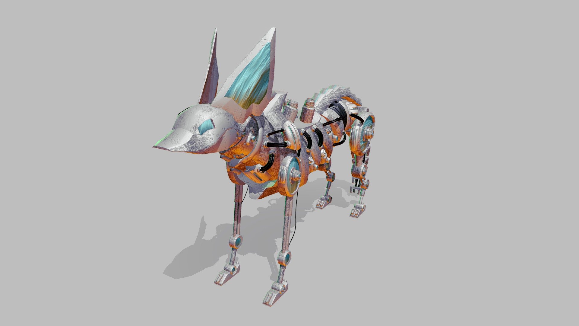 Fennec Fox Robot - 3D model by SethLim [12434f5] - Sketchfab
