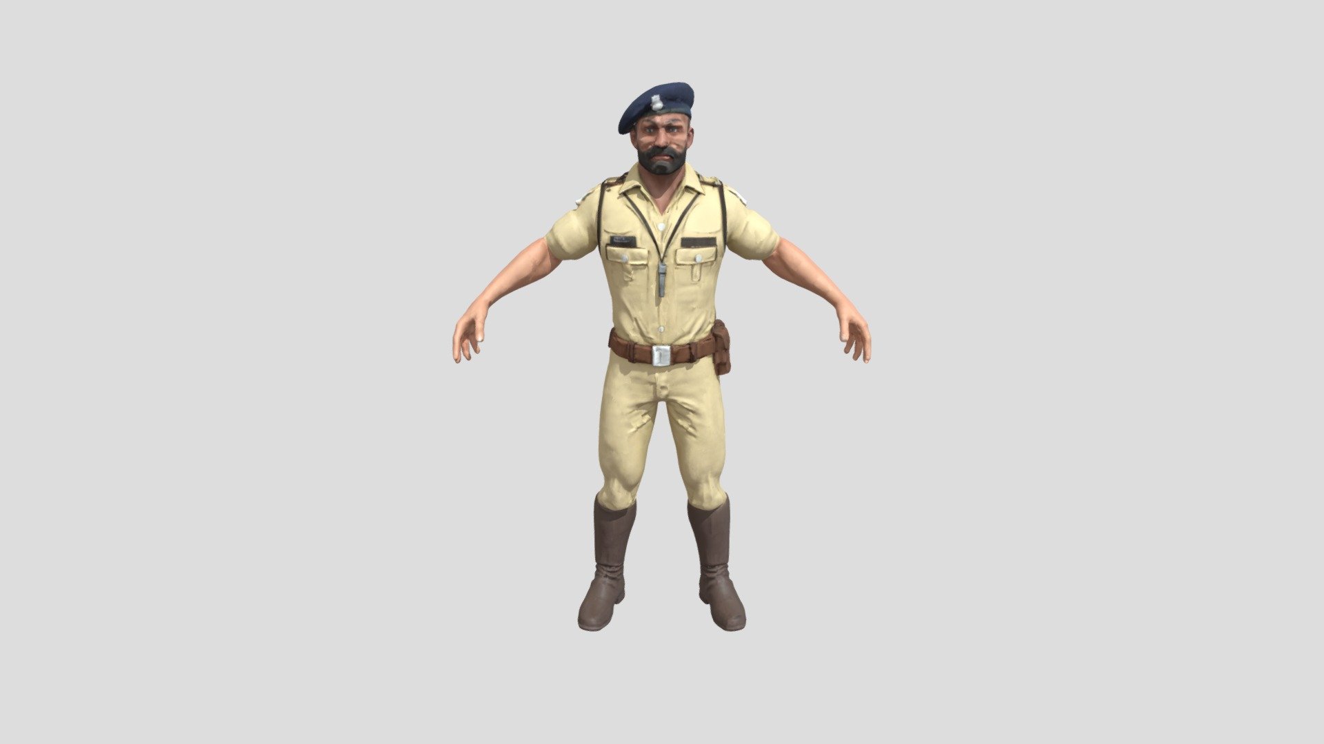 Indian Police Officer - Download Free 3D model by G5indianMods-Best GTA ...