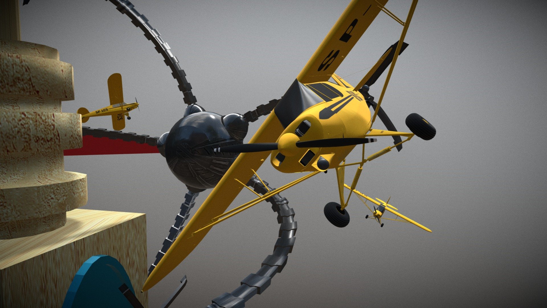 OmniDroid (The Incredibles) - 3D model by pet9inic [1245627] - Sketchfab