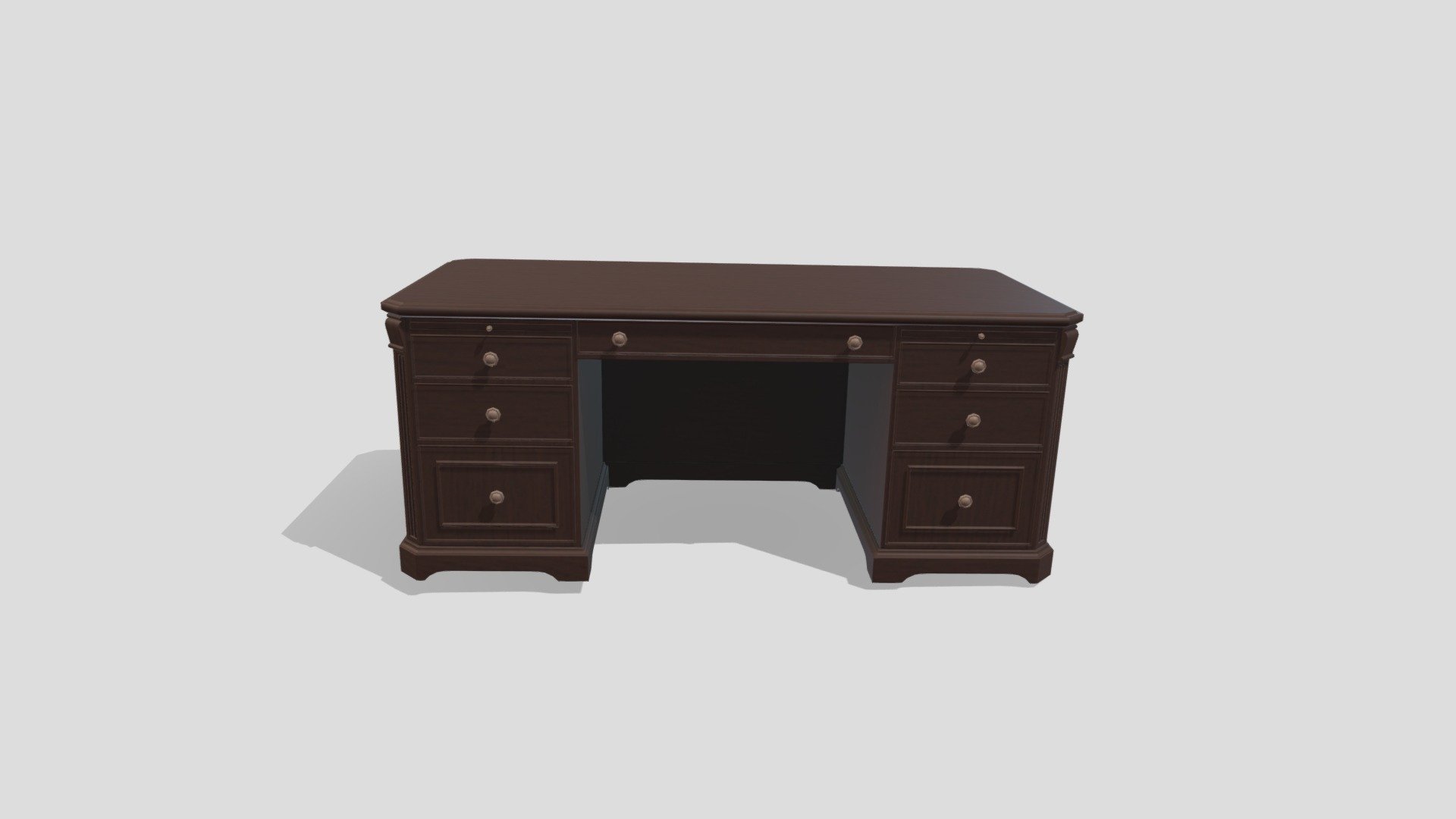 Meja Kayu 3 - Download Free 3D model by IF_AR (@ilhamfahmiamrirosada ...