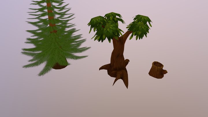 Hand-painted-texture 3D models - Sketchfab