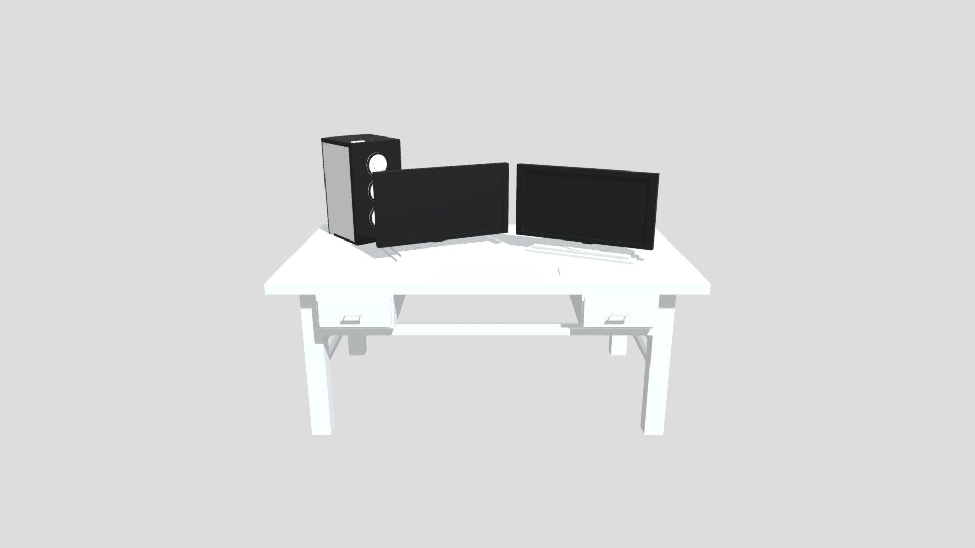 Computer Setup - 3D model by Vincent1601 (@Vincent_1601) [1248bcc ...