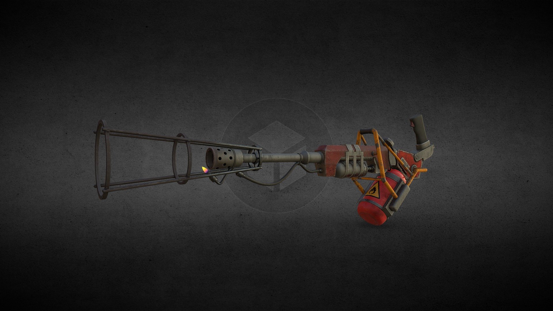 Flamethrower - Download Free 3D model by soidev [124903a] - Sketchfab