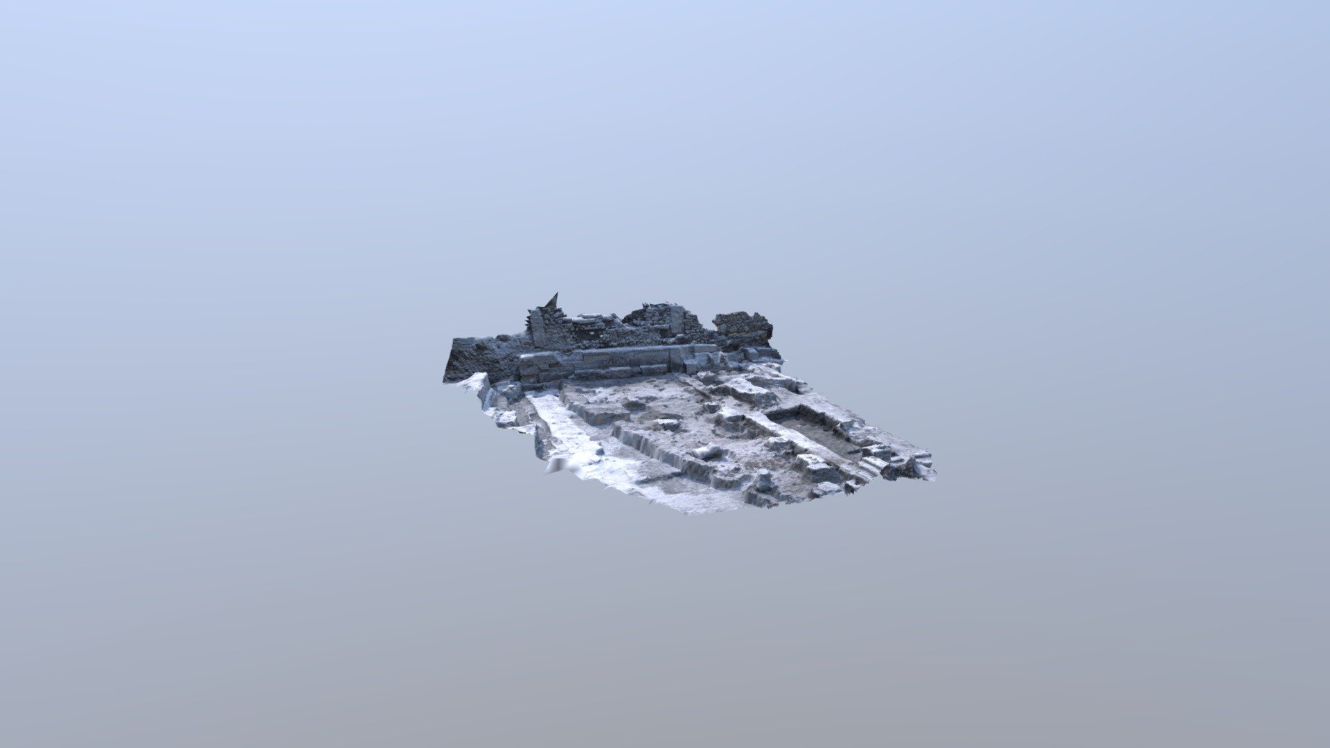 Royal Stoa - Athenian Agora - 3D model by c2wallace [124922a] - Sketchfab