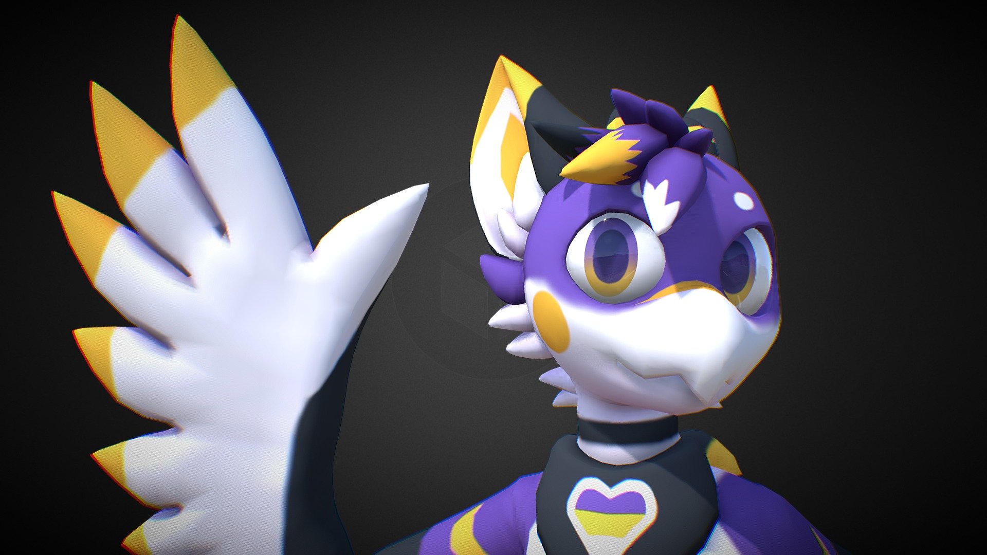 VRChat Avatars Commission "The Furry Bird" - 3D model by Vesper 3D ...