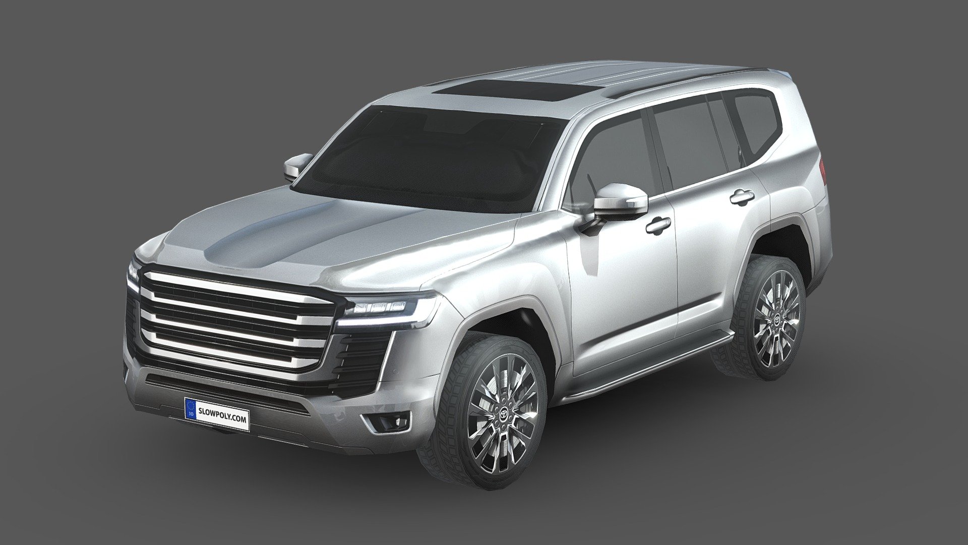 Toyota Land Cruiser 300 - Buy Royalty Free 3D model by slowpoly ...