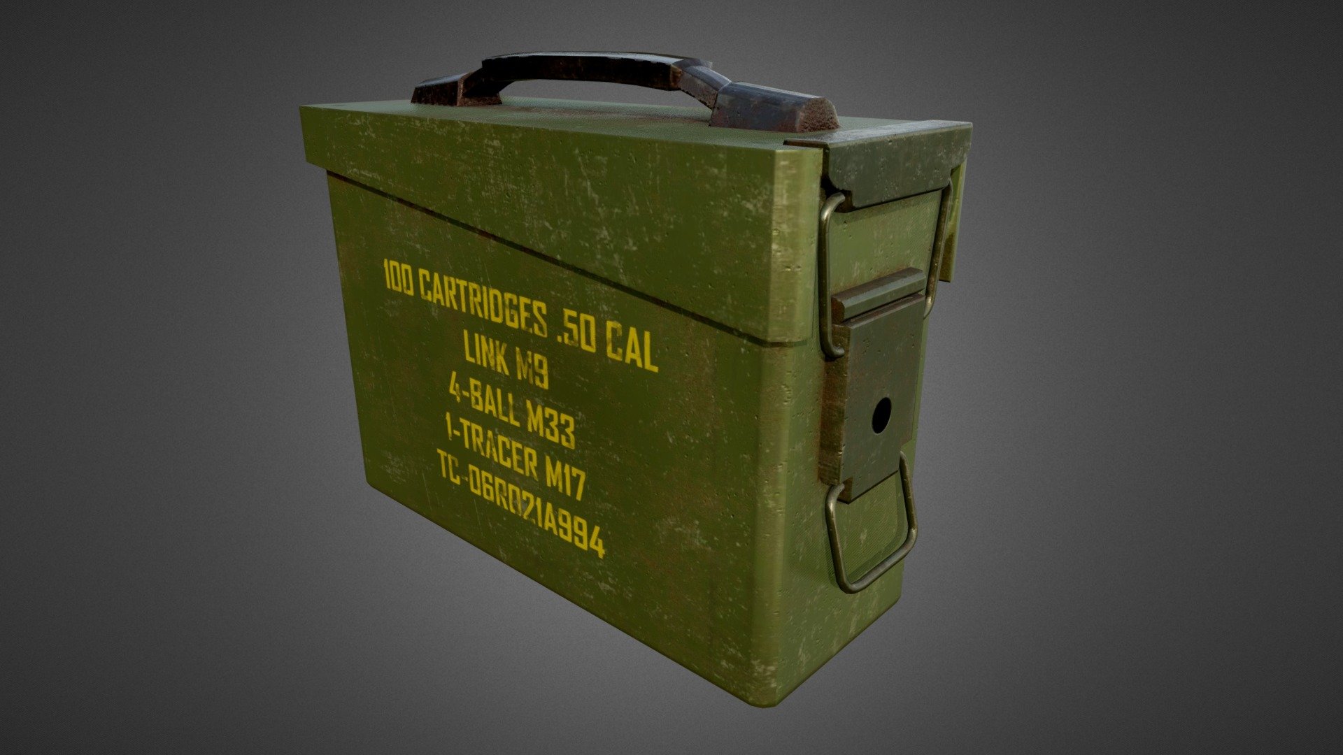 Metal Ammo Box - Download Free 3D model by TheoClarke [124c8ea] - Sketchfab