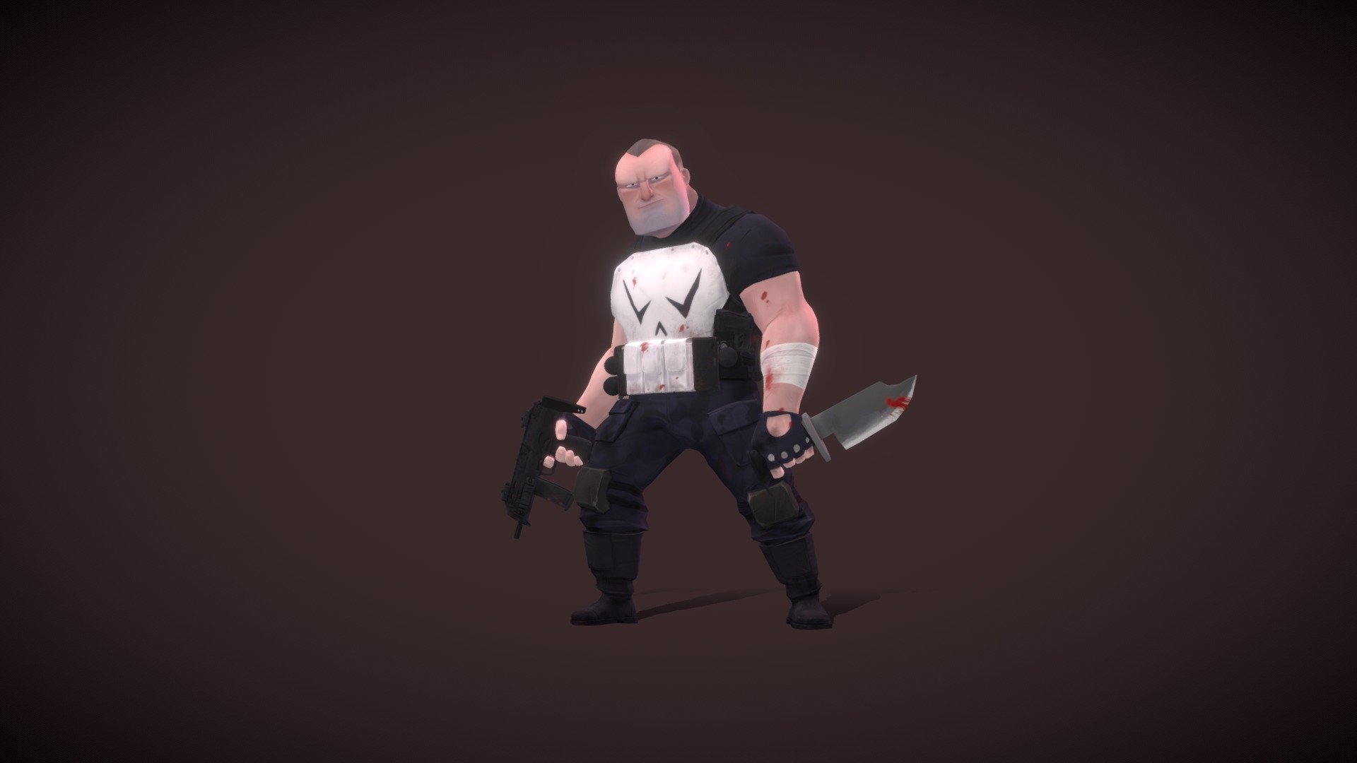 Punisher - 3D model by scaloso [124cf07] - Sketchfab