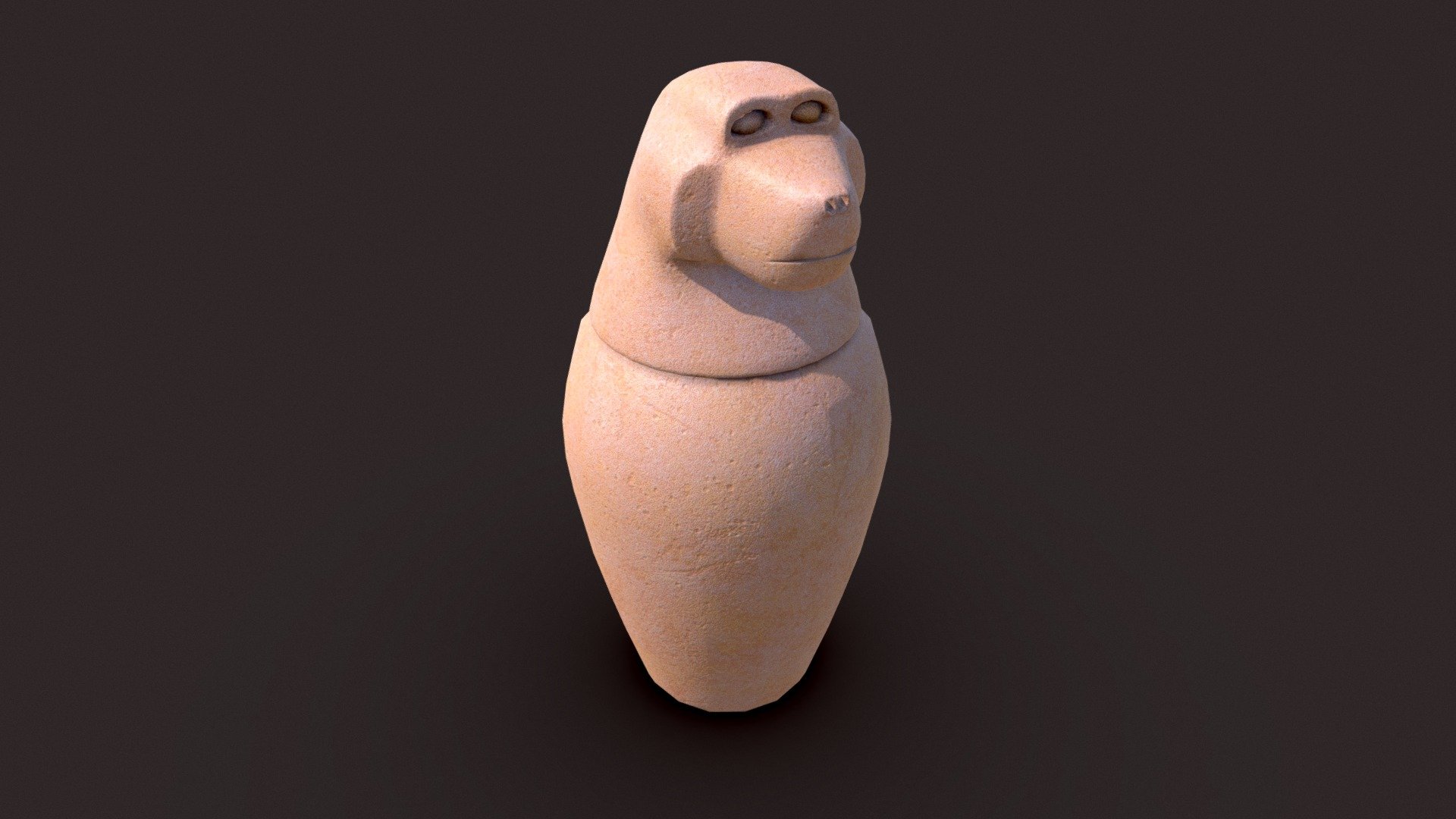 Canopic Jar - 3D model by Timothy Ahene (@timothyahene) [124f3ab ...