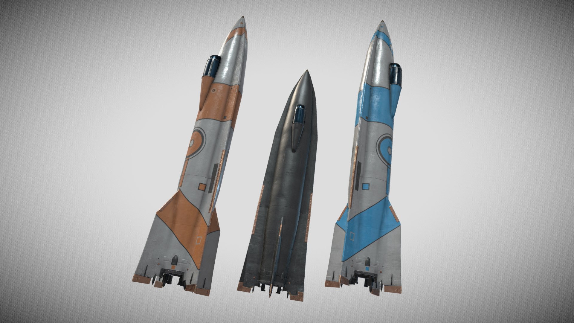 A9 Rocket - 3D model by Mad_Lobster_Workshop [124f7e0] - Sketchfab