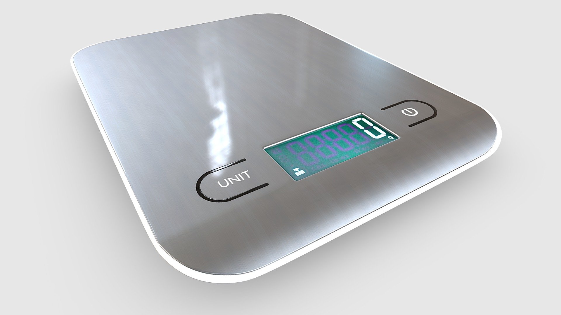 Kitchen Weighing Scales 3D Model - Buy Royalty Free 3D model by John ...